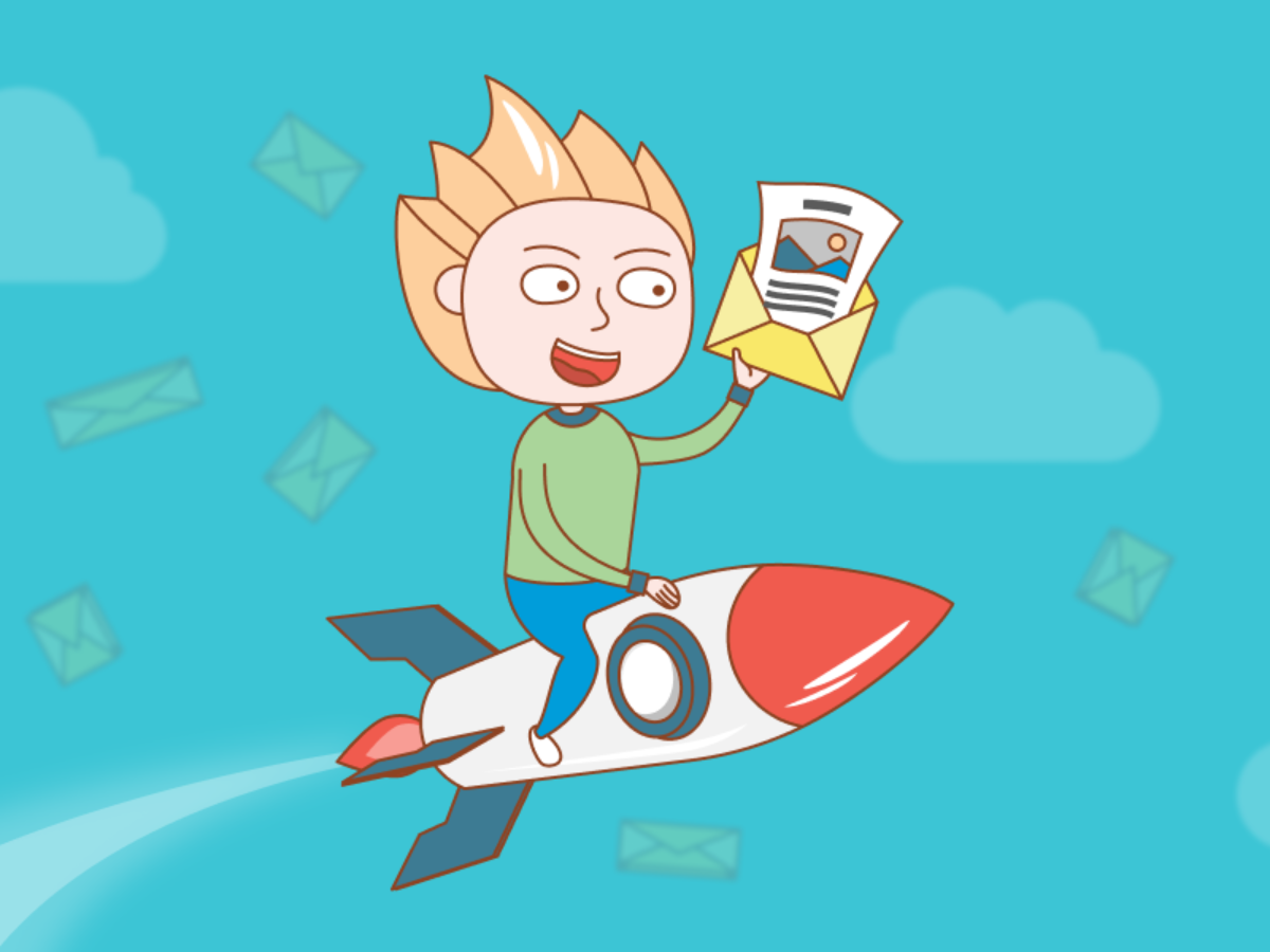 Email Marketing Cartoon