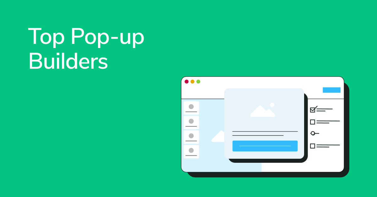 Best Pop-up Builders to Generate Leads in 2024 - Email and Internet ...