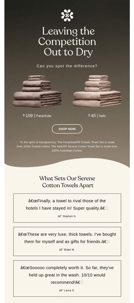 Standout Customer Testimonial Email Examples and Subject Lines - Email ...