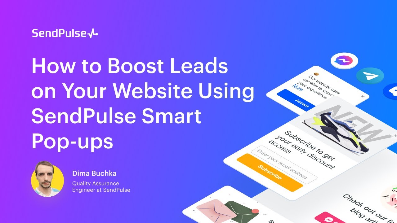 How to Boost Leads on Your Website Using SendPulse Smart Pop-ups [Webinar recording] - Email and ...