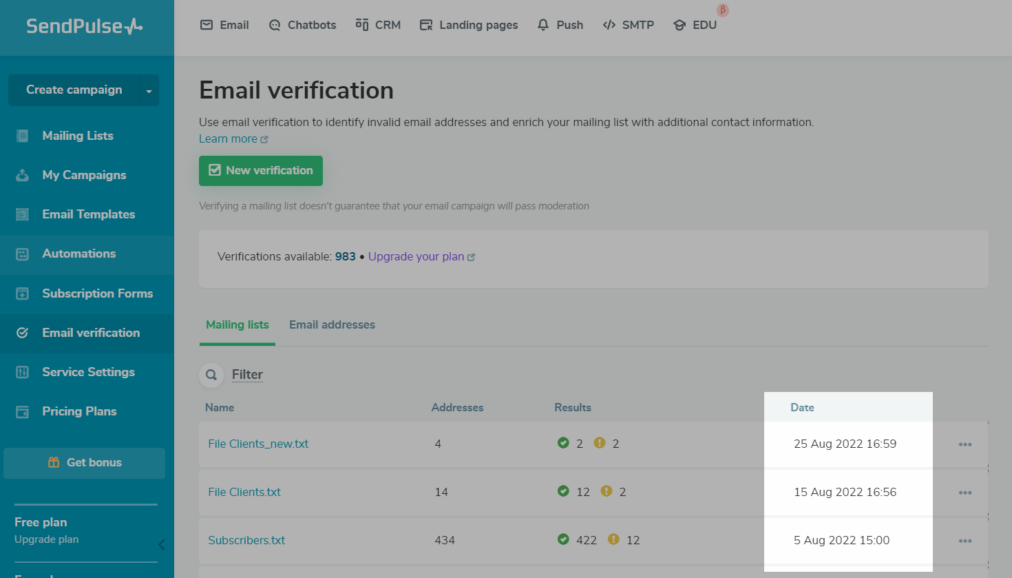 How to Verify Email Addresses | SendPulse