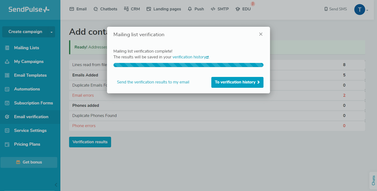 How to Verify Email Addresses | SendPulse