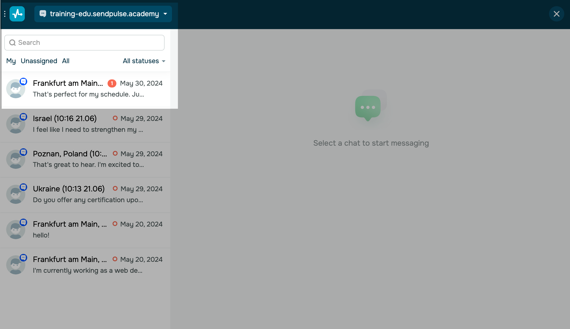 How to Interact with Your Website Visitors via Live Chat | SendPulse