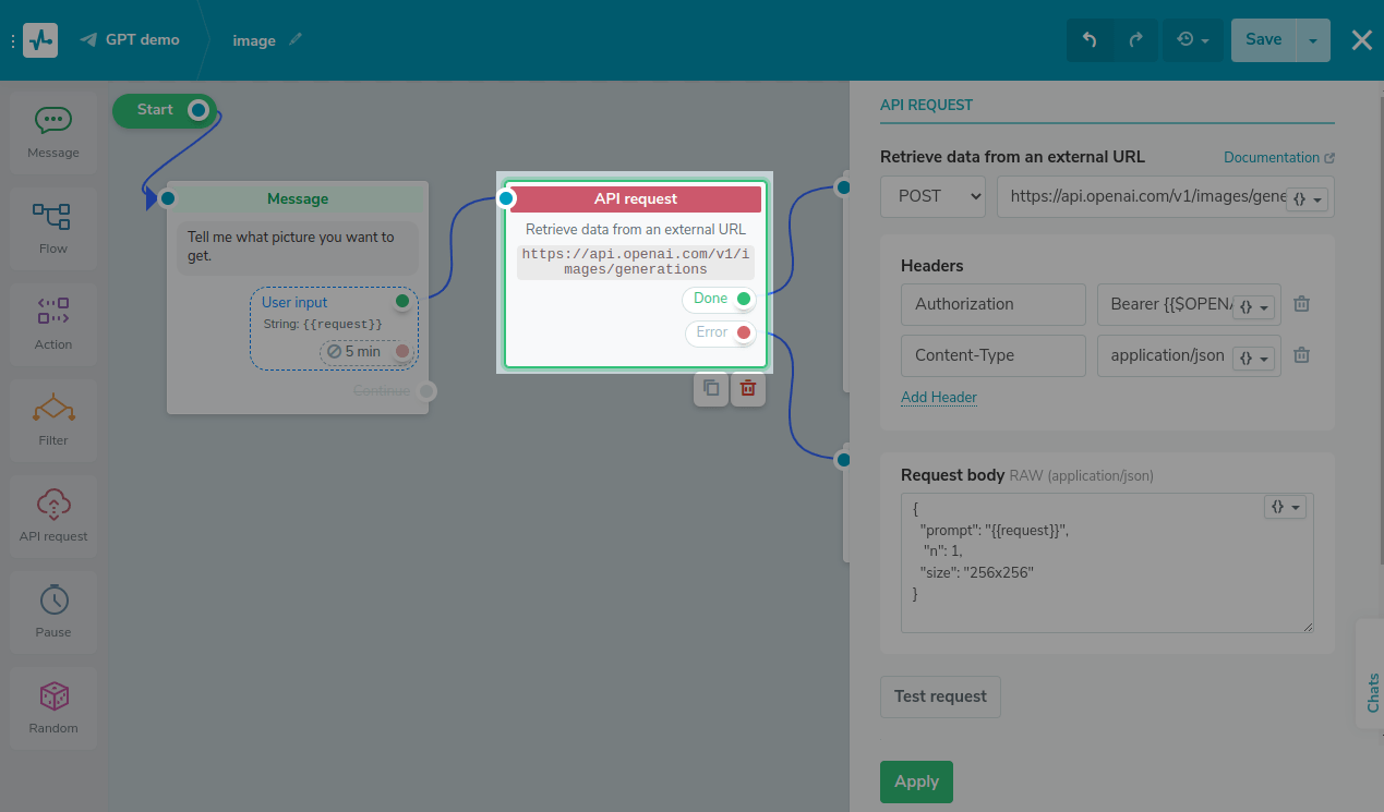 How To Add An Image Generator To Your Chatbot Using Openai Tools Sendpulse