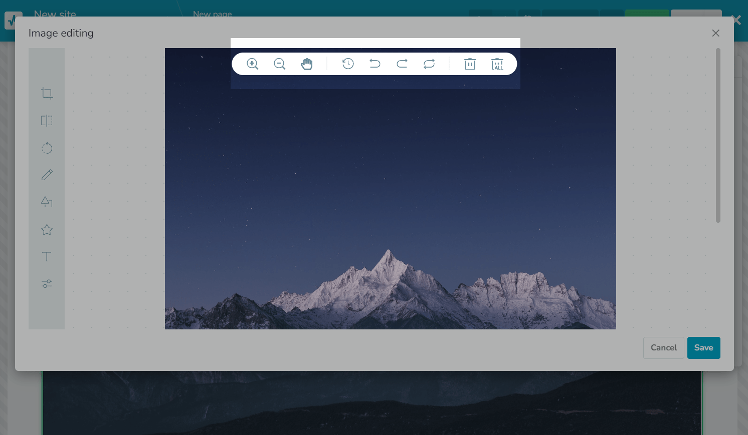 How to Edit Images Using the Website Builder | SendPulse