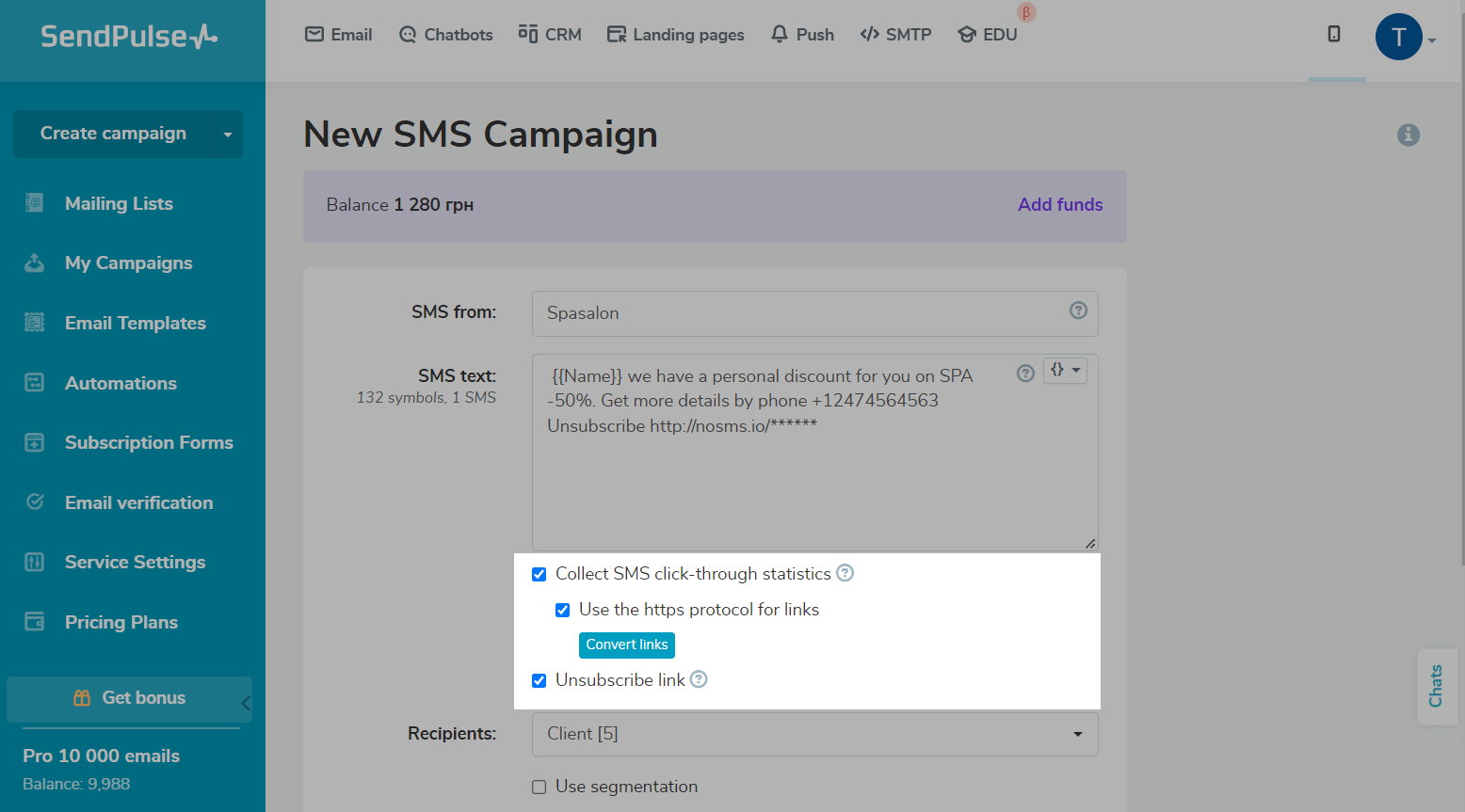 How to Personalize Your SMS Campaign | SendPulse