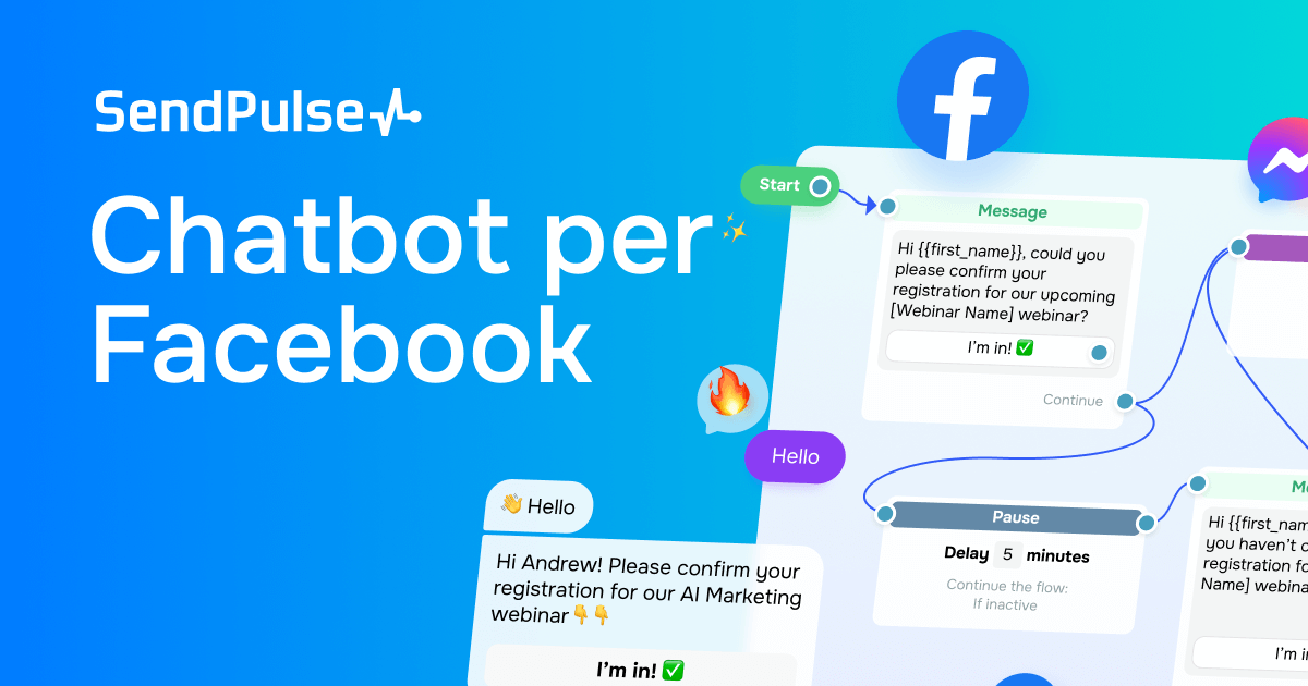 Chatbot Facebook | SendPulse