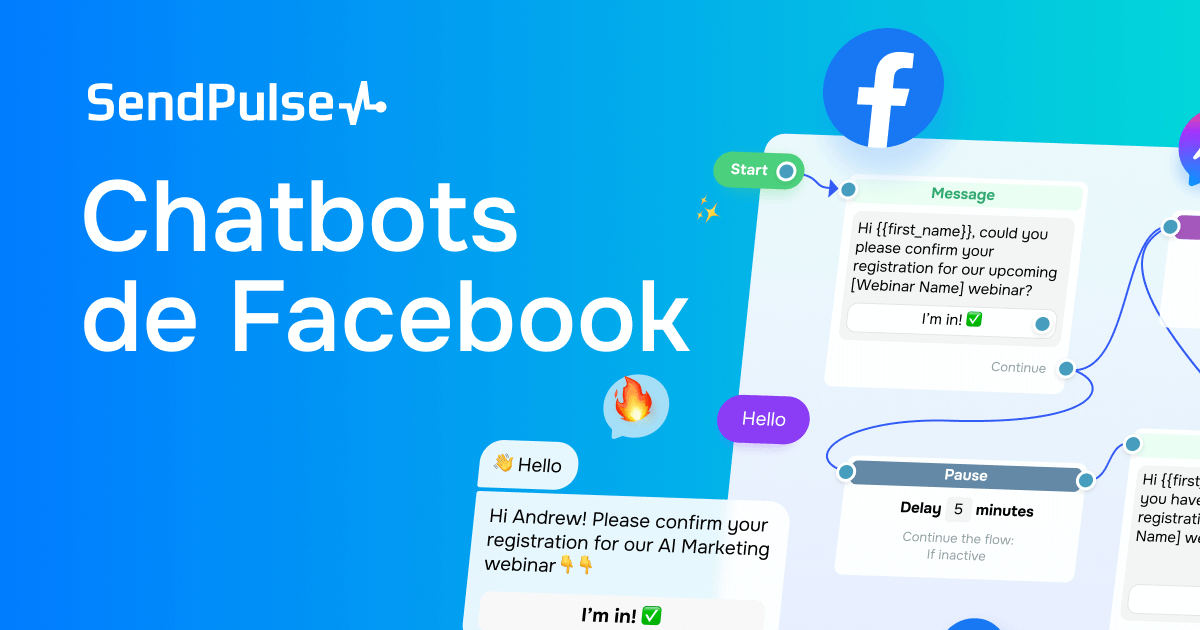 Chatbots de Facebook | SendPulse