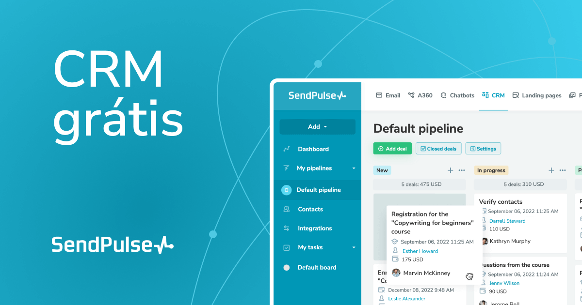 Software de CRM gratuito para empresas | SendPulse