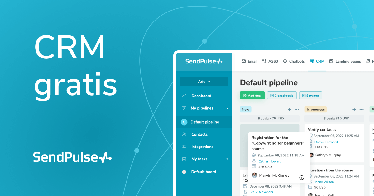 CRM gratis | SendPulse